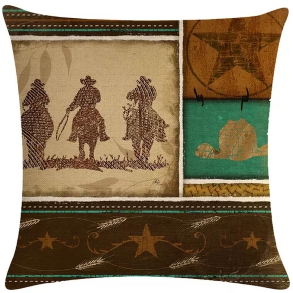 Accents | Cowboy Pillow Cover Cowboy Cushion Cover Western Star Western ...